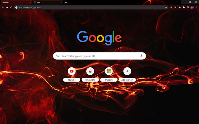 Red Blaze Google Chrome Theme | Chrome Themes