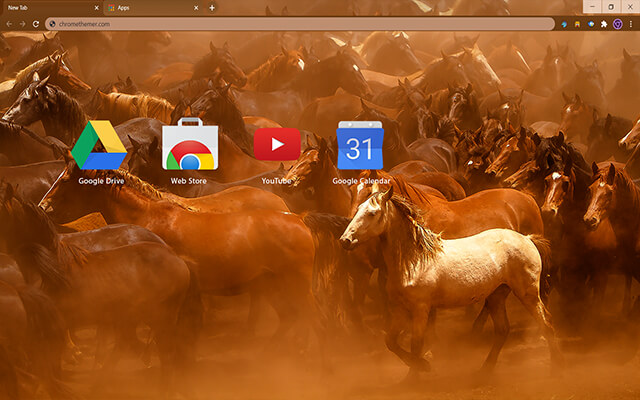 Wild Horses Google Chrome Theme | Chrome Themes